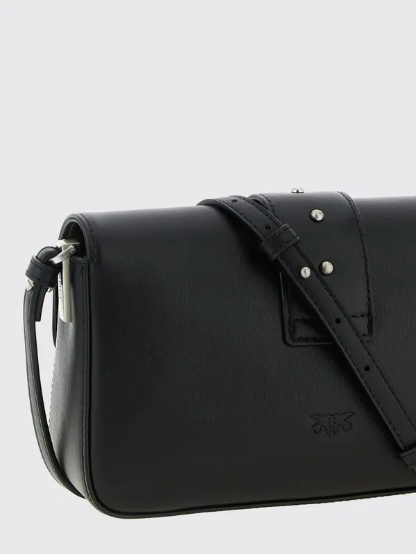 Pinko Mini Bag With Clasp Detail - Black