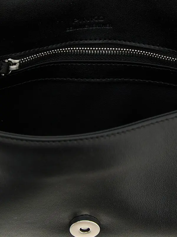 Pinko Mini Bag With Clasp Detail - Black