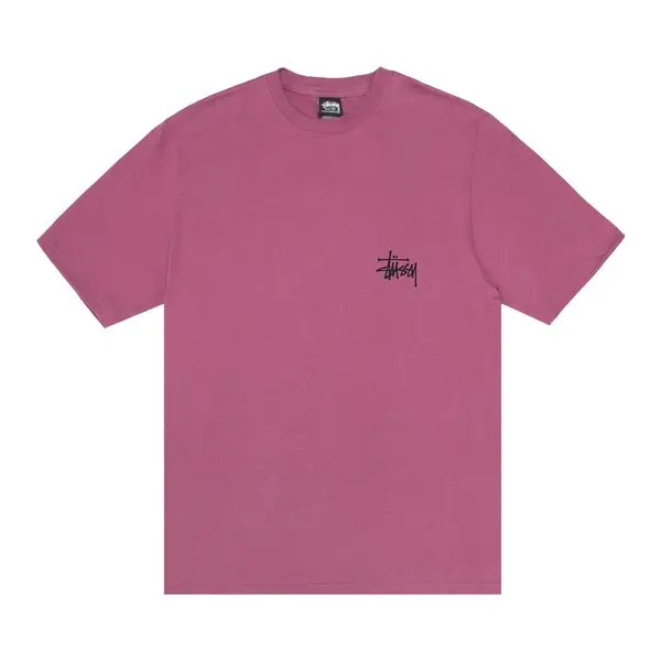 StÜssy Basic T-shirt 'berry