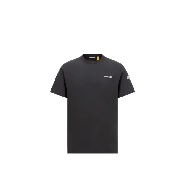 Moncler X Frgmt X Frgmt Maxi Logo Cotton T-Shirt - Black