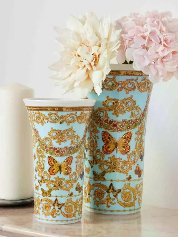 Versace Le Jardin De Porcelain Vase