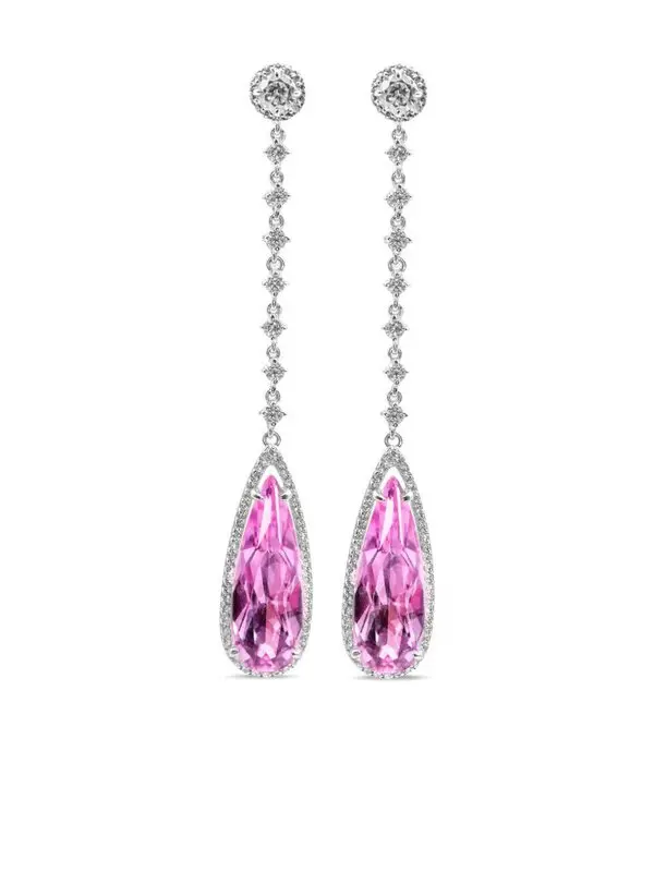 JUWELINA PARIS Un Moment Rose Earrings - Silver
