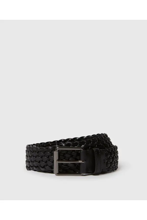 Stella McCartney Woven Belt - Black
