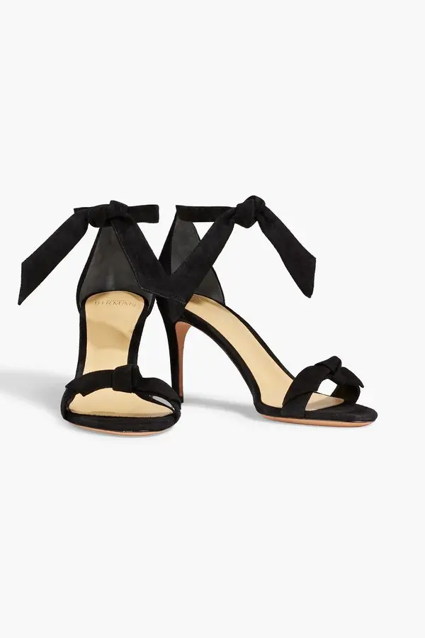 ALEXANDRE BIRMAN Clarita 75 Suede Sandals - Black