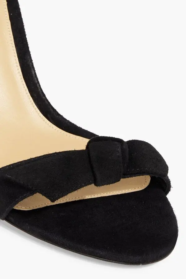 ALEXANDRE BIRMAN Clarita 75 Suede Sandals - Black