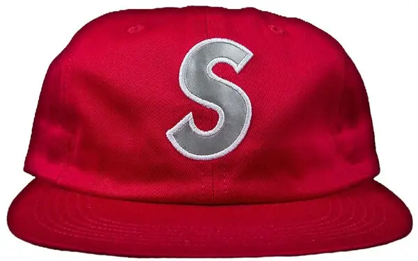 Supreme 3m Reflective S Logo 6-panel Cap - Red