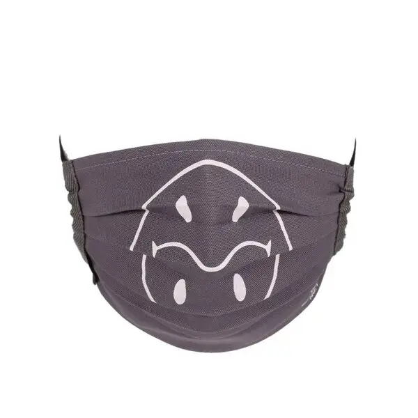 TAKASHI MURAKAMI Tonari No Smileykun Face Mask - Gray/white