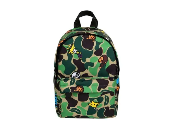 A BATHING APE Abc Milo All Friends Mini Backpack - Green