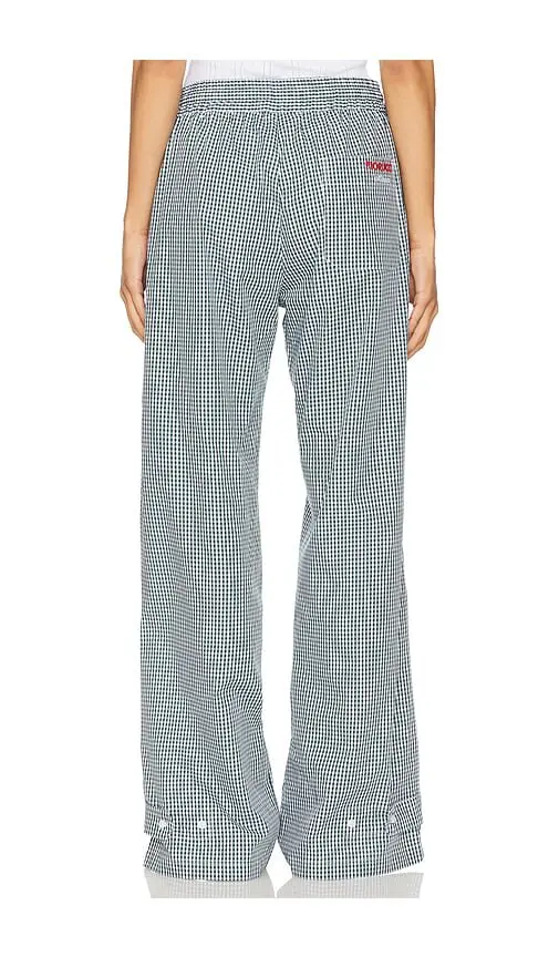Fiorucci Gingham Logo Trousers