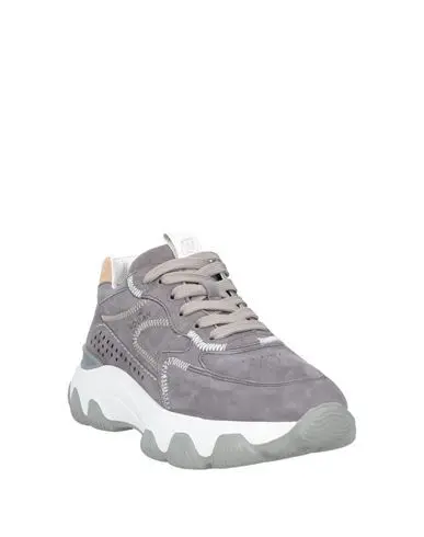 Hogan Soft Leather Sneakers - Grey