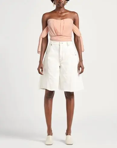 Elisabetta Franchi Sleeveless Chiffon Crop Top