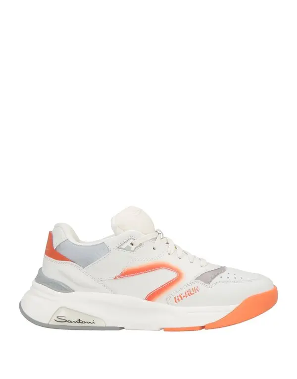 Santoni Leather Low-top Sneakers