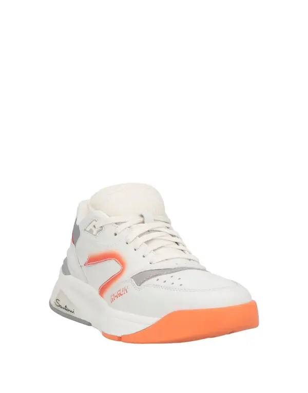 Santoni Leather Low-top Sneakers