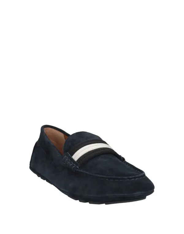 Bally Loafers In Dark Calfskin