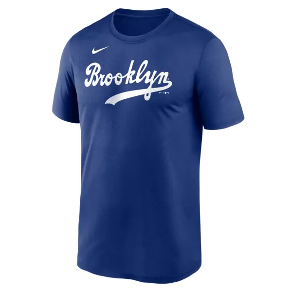 Nike Jackie Robinson Brooklyn Dodgers Legend Home Dri-fit Mlb T-shirt - Blue