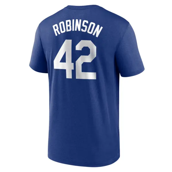Nike Jackie Robinson Brooklyn Dodgers Legend Home Dri-fit Mlb T-shirt - Blue