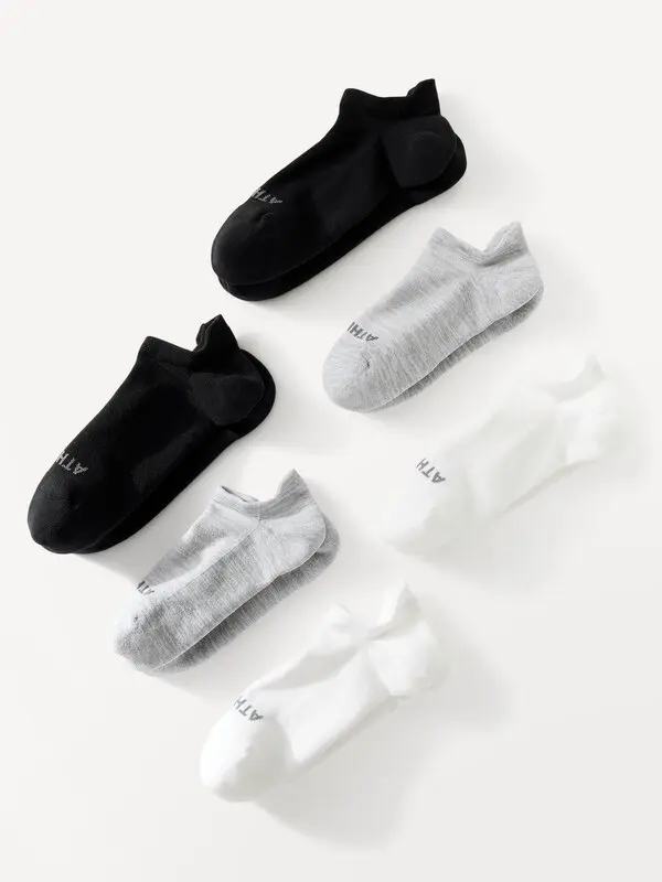 Athleta High Performance Ankle Sock 3-pack - Neutral Multi