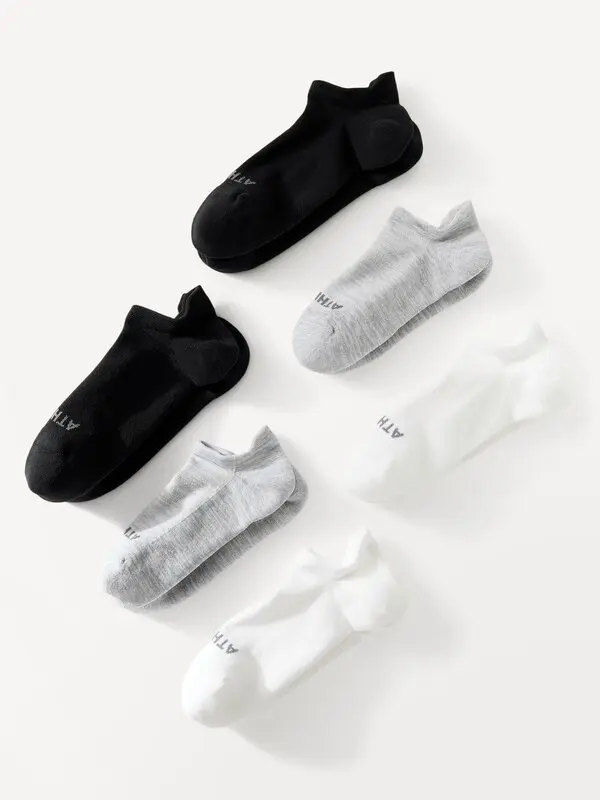 Athleta High Performance Ankle Sock 3-pack - Neutral Multi