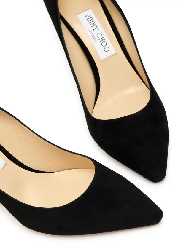 JIMMY CHOO Romy 85 Suede Pumps