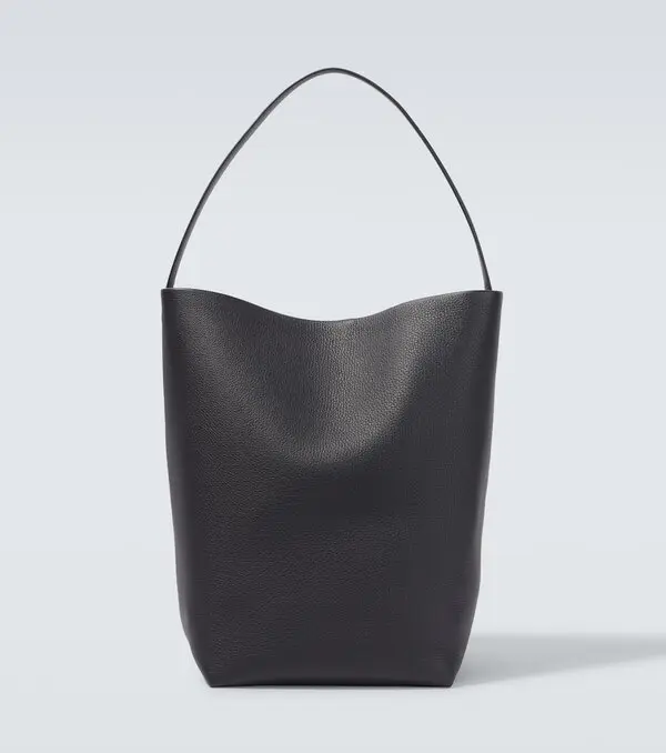 THE ROW N/s Park Large Leather Tote - Blue