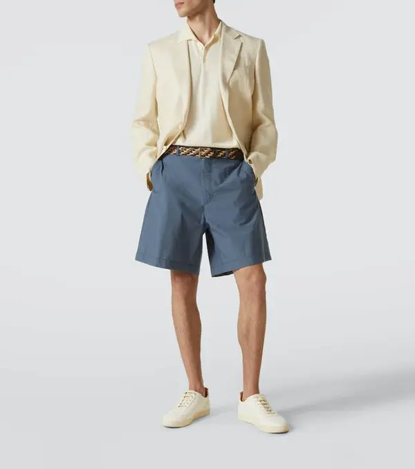 SLOWEAR Incotex Cotton-blend Bermuda Shorts