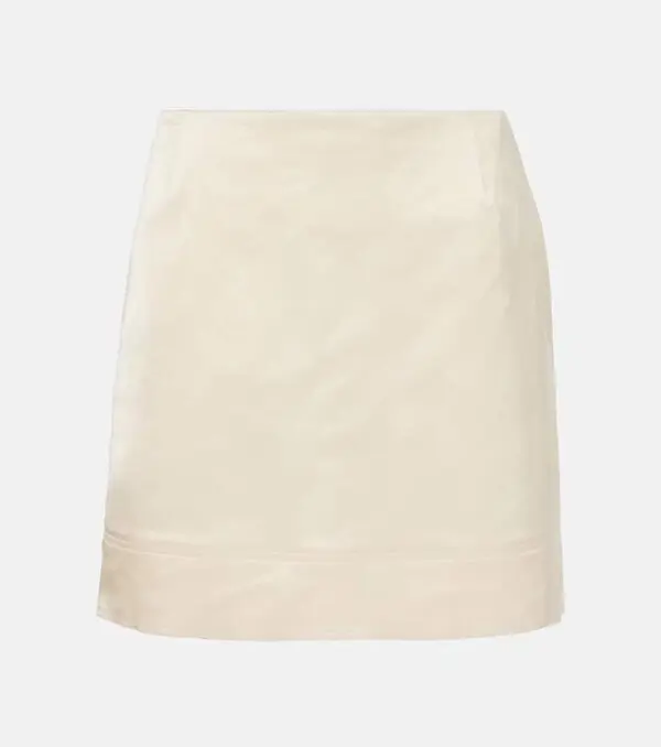 TOTEME Cotton-blend Crepe Miniskirt