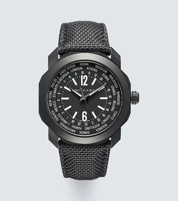 BVLGARI Octo Roma Automatic Watch - Black
