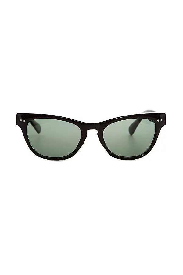 SUNGLASS MUSEUM Vintage Norma Jean Sunglasses - Black