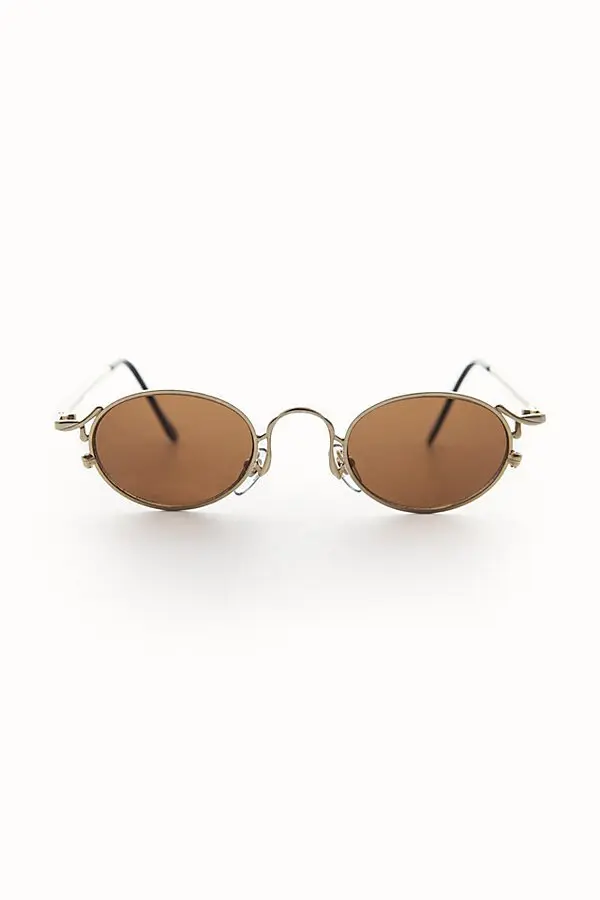 SUNGLASS MUSEUM Vintage Beatrice Sunglasses - Gold