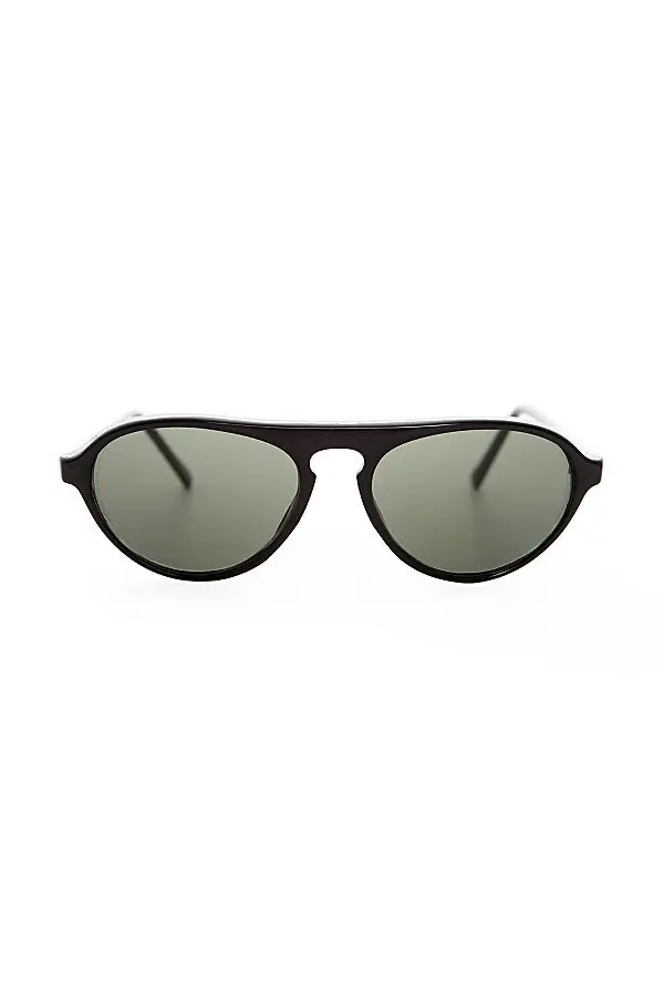 SUNGLASS MUSEUM Vintage Bullitt Sunglasses - Black
