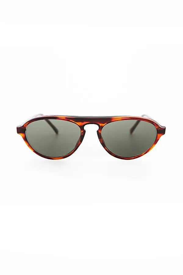 SUNGLASS MUSEUM Vintage Bullitt Sunglasses - Brown Tortoise