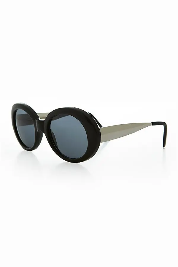 SUNGLASS MUSEUM Vintage Silva Sunglasses Selected By - Black/gray Lens