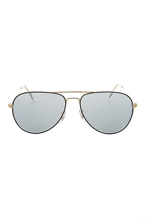 SUNGLASS MUSEUM Vintage Merlin Sunglasses Selected By - Gold/black