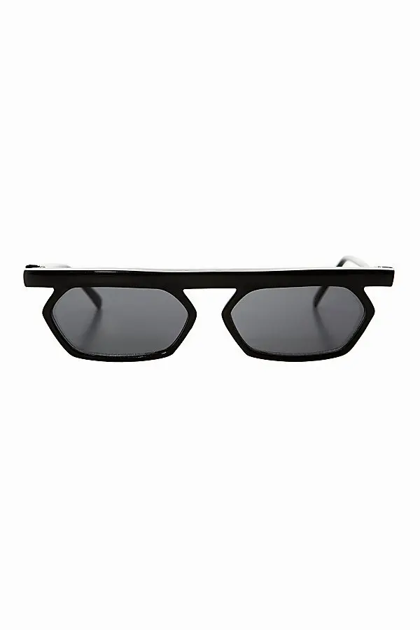 SUNGLASS MUSEUM Vintage Lestor Sunglasses - Black