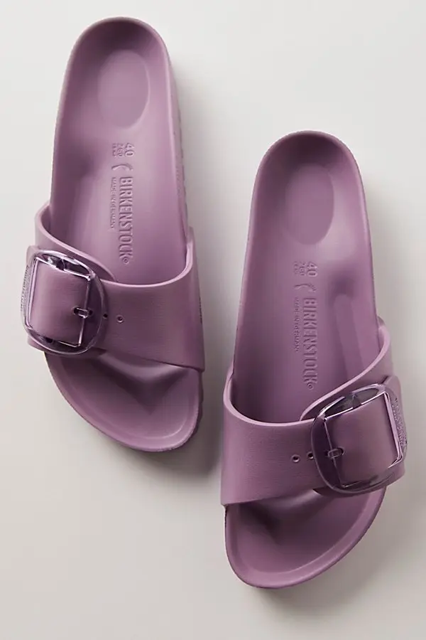 BIRKENSTOCK Madrid Eva Big Buckle Sandals - Mauve