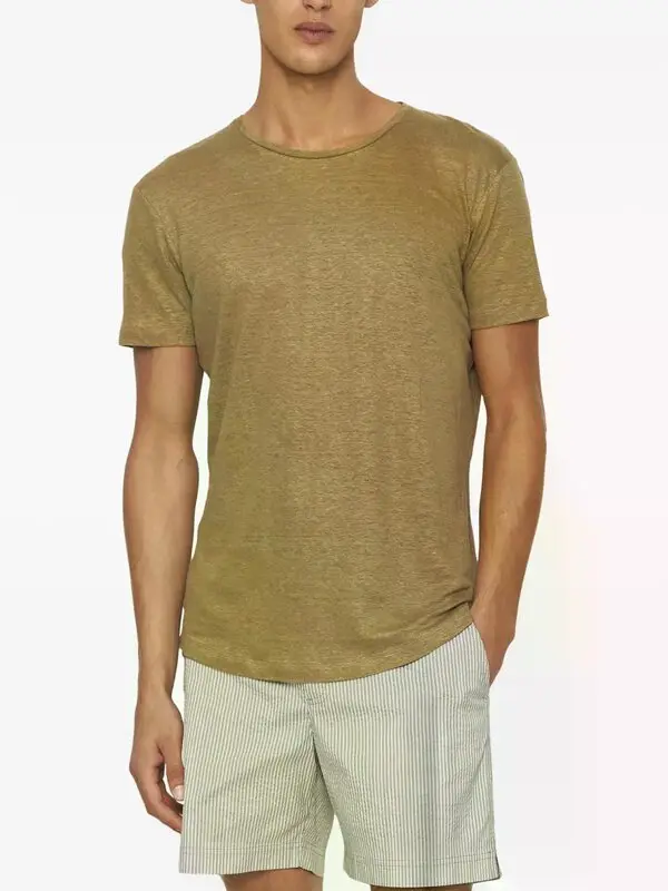 Orlebar Brown Linen T-shirt - Green