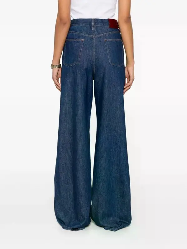 Gucci Wide-leg Jeans - Blue