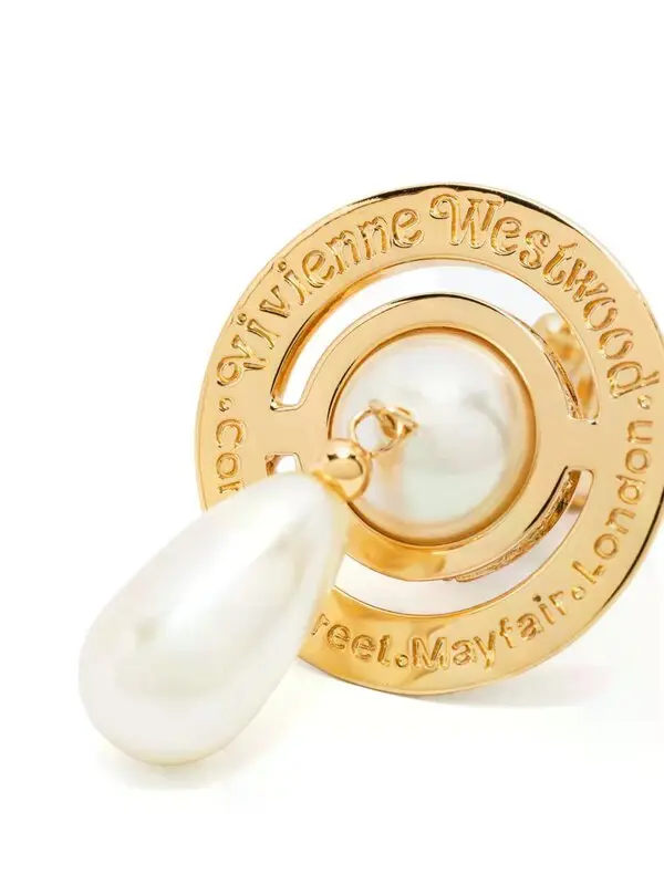 VIVIENNE WESTWOOD Faux-pearl Drop Earrings - Gold
