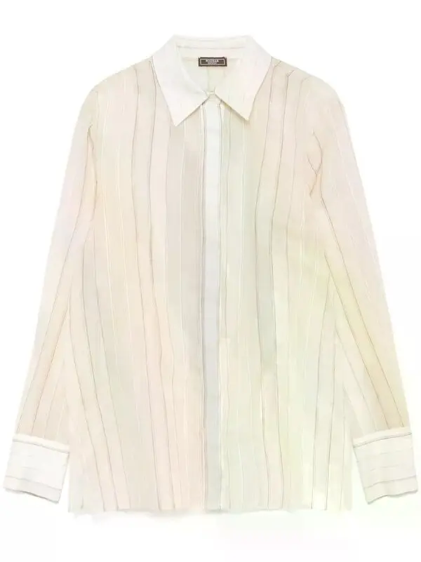 Peserico Striped Organza Shirt
