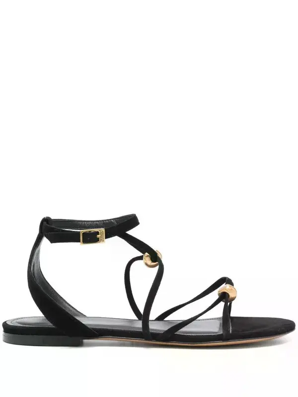 Isabel Marant Étoile Aeza Suede Sandals - Black