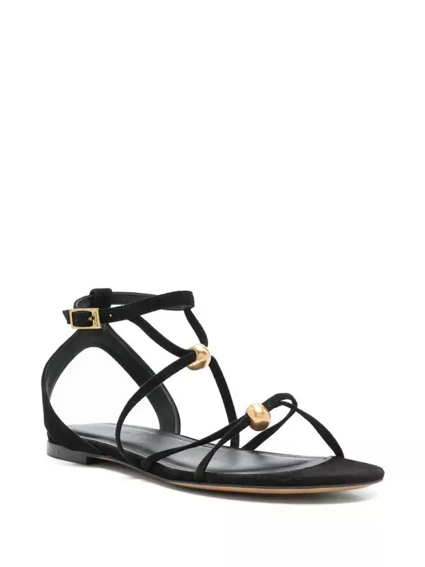 Isabel Marant Étoile Aeza Suede Sandals - Black