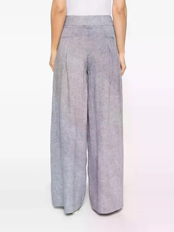 Peserico Pleated Palazzo Trousers