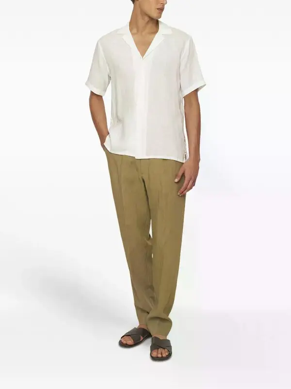 Orlebar Brown Carsyn Linen Trousers - Green