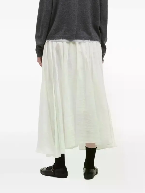 B+AB Pleated Midi Skirt