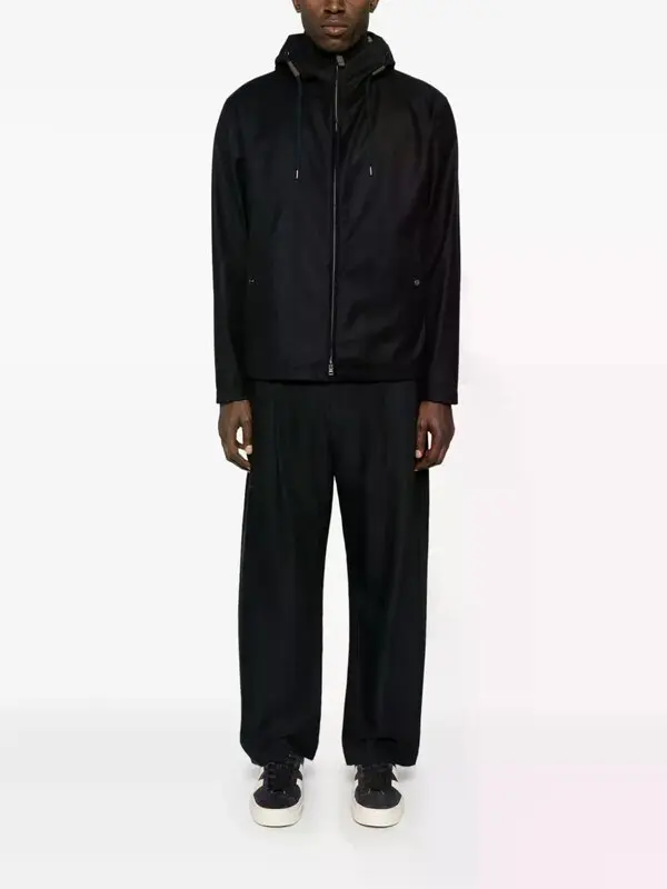 Herno Hooded Jacket - Blue