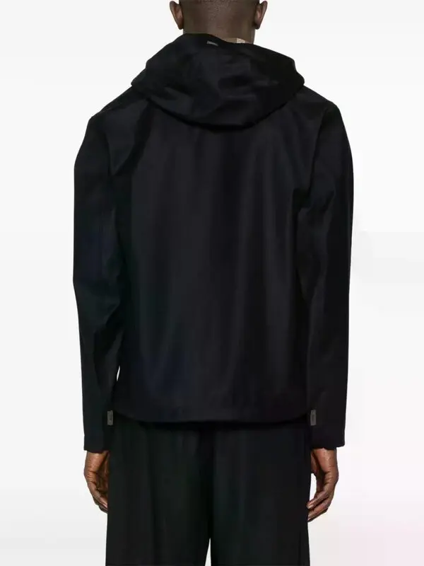 Herno Hooded Jacket - Blue