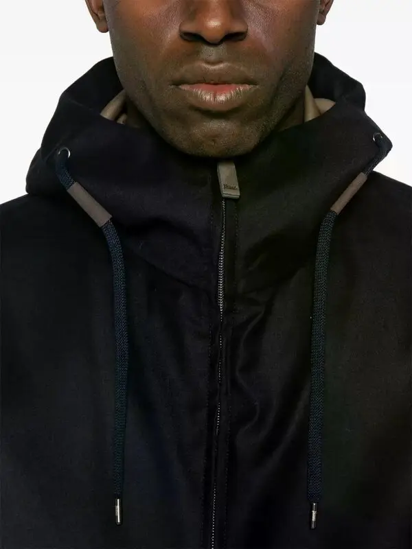Herno Hooded Jacket - Blue