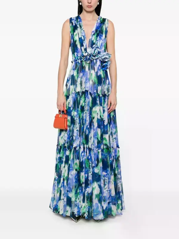 Costarellos Arella Gown - Blue