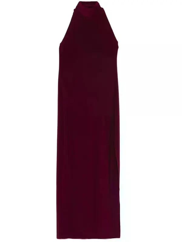 Norma Kamali Halterneck Maxi Dress