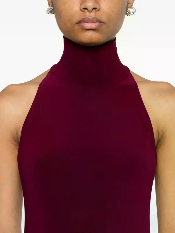 Norma Kamali Halterneck Maxi Dress